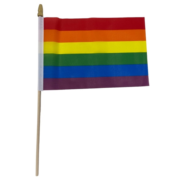 Party Supplies | Rainbow Gay Pride Mini Stick Flags Lgbt Lgbtq Small ...
